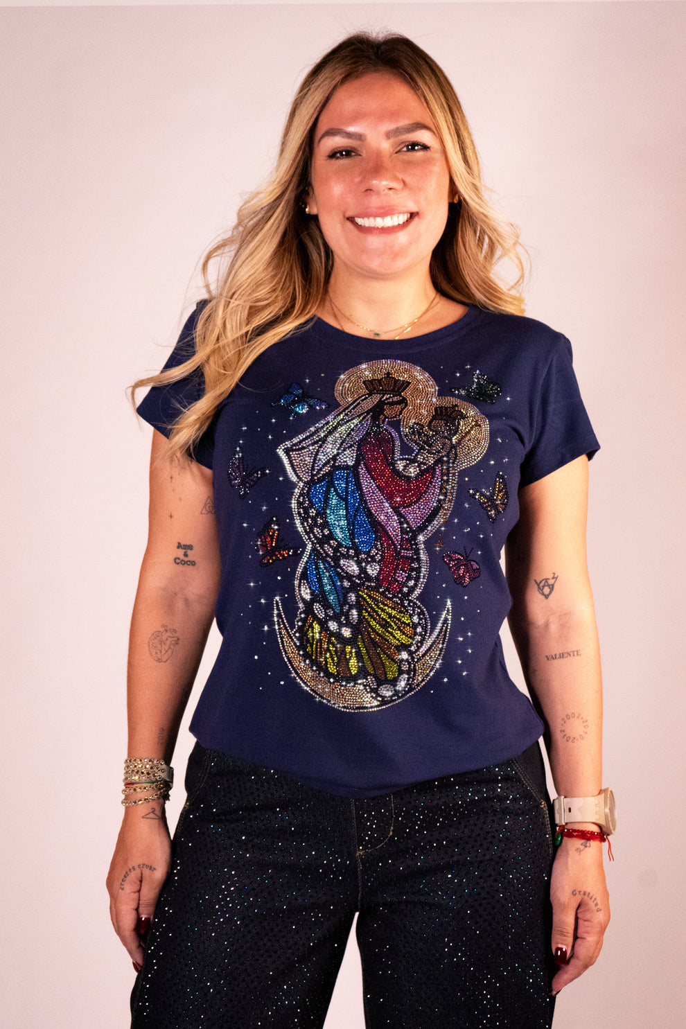 Chinita Puente Color Negro Corte Silueta | AmenaidaG